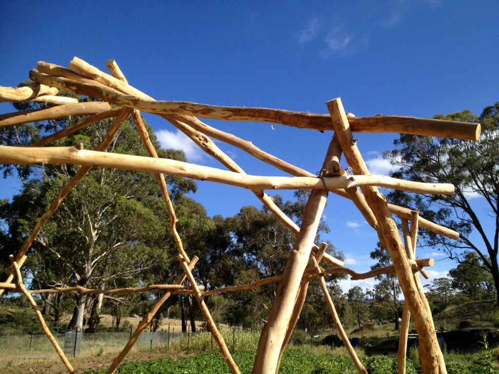 Building our first roundhouse - Milkwood: permaculture courses, skills ...