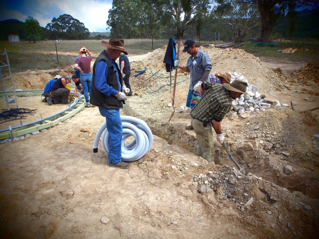Roundhouse build: foundations and walls - Milkwood: permaculture ...